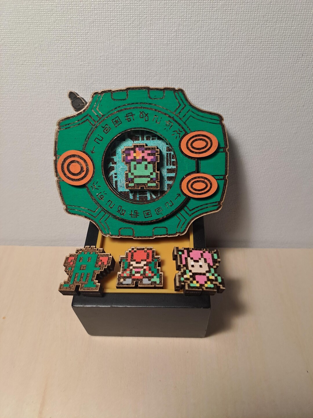 Full Colour Mimi Wooden 3D Digimon Adventure Digivice | Magnetic ...