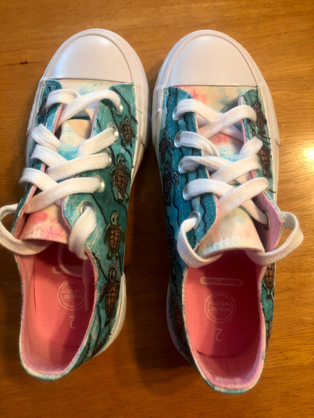 Sea Turtle Kid Shoe - Etsy