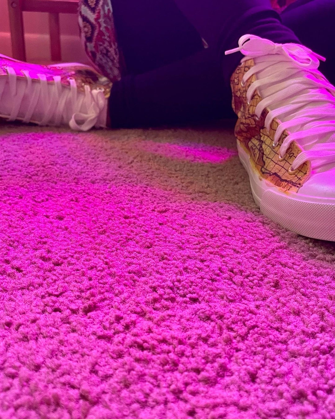 World Map Shoes - Etsy