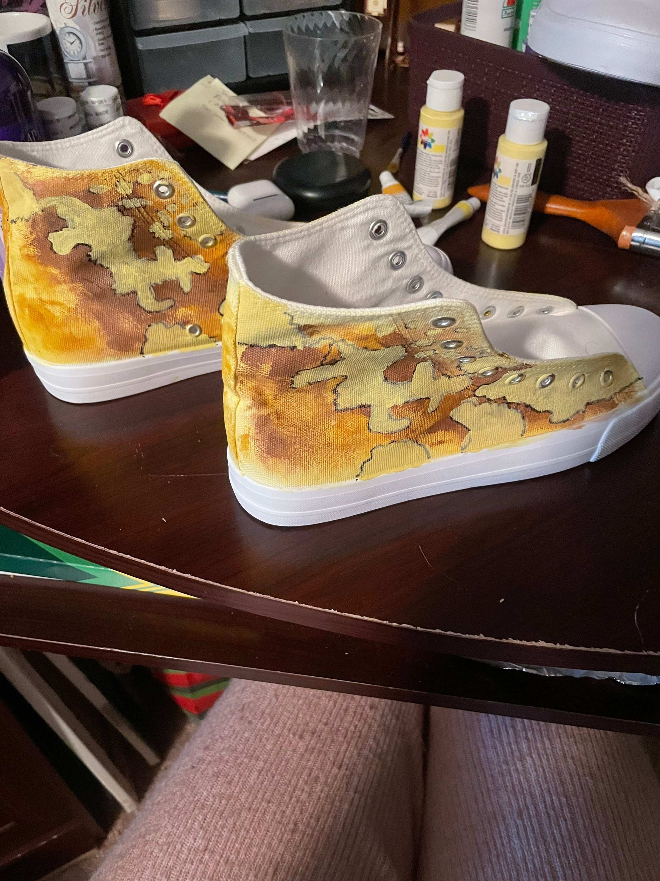 World Map Shoes - Etsy