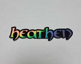 Heathen Sticker - Etsy