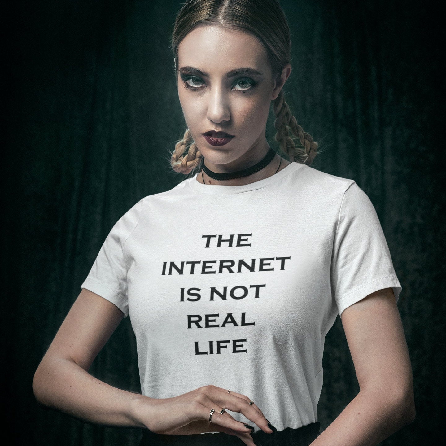 The Internet is Not Real Life Tee - Etsy