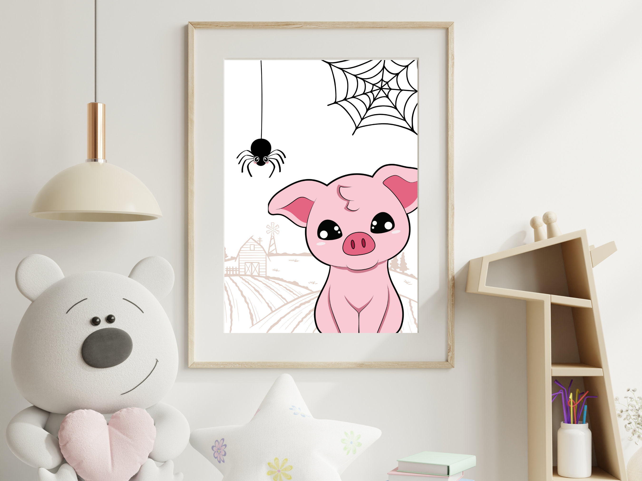Digital Download: Charlotte's Web Inspired Wall Print Instant Access to ...