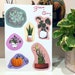 Plant Lover Sticker Set, Vinyl Sticker Sheet, Indoor Plants, Vinyl ...