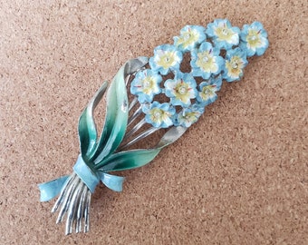 Coro Flower Pin | Etsy
