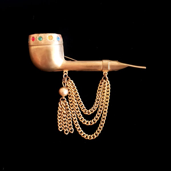 Brass Brooch - Etsy