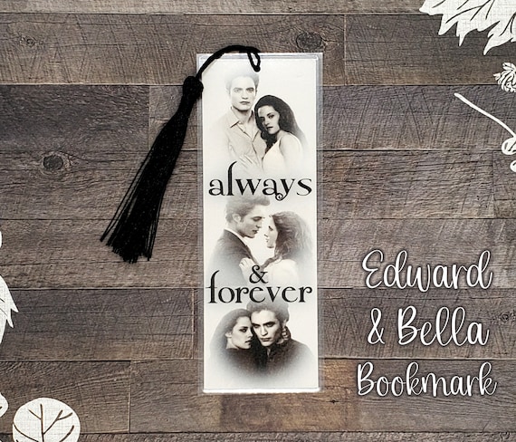 Twilight Bookmark Edward and Bella Always & Forever 2 | Etsy
