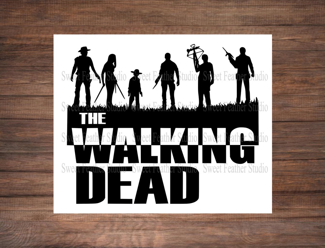 The Walking Dead Vinyl Sticker, Choice of Color and Size, Waterproof ...