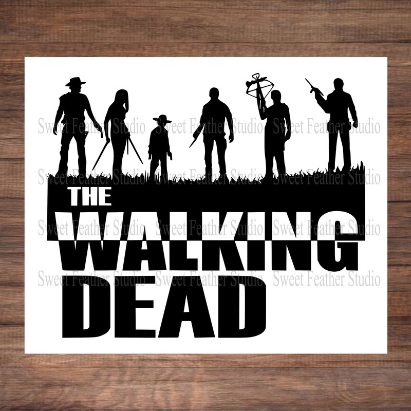 Walking Dead Decal - Etsy