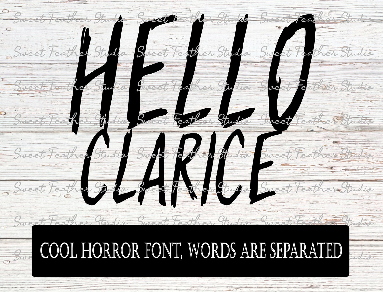Hannibal Lecter SVG and DXF "hello Clarice" - for Cutting Machines ...