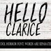 Hannibal Lecter SVG and DXF "hello Clarice" - for Cutting Machines ...