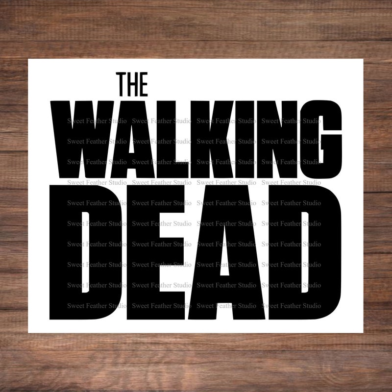 Walking Dead Decal - Etsy