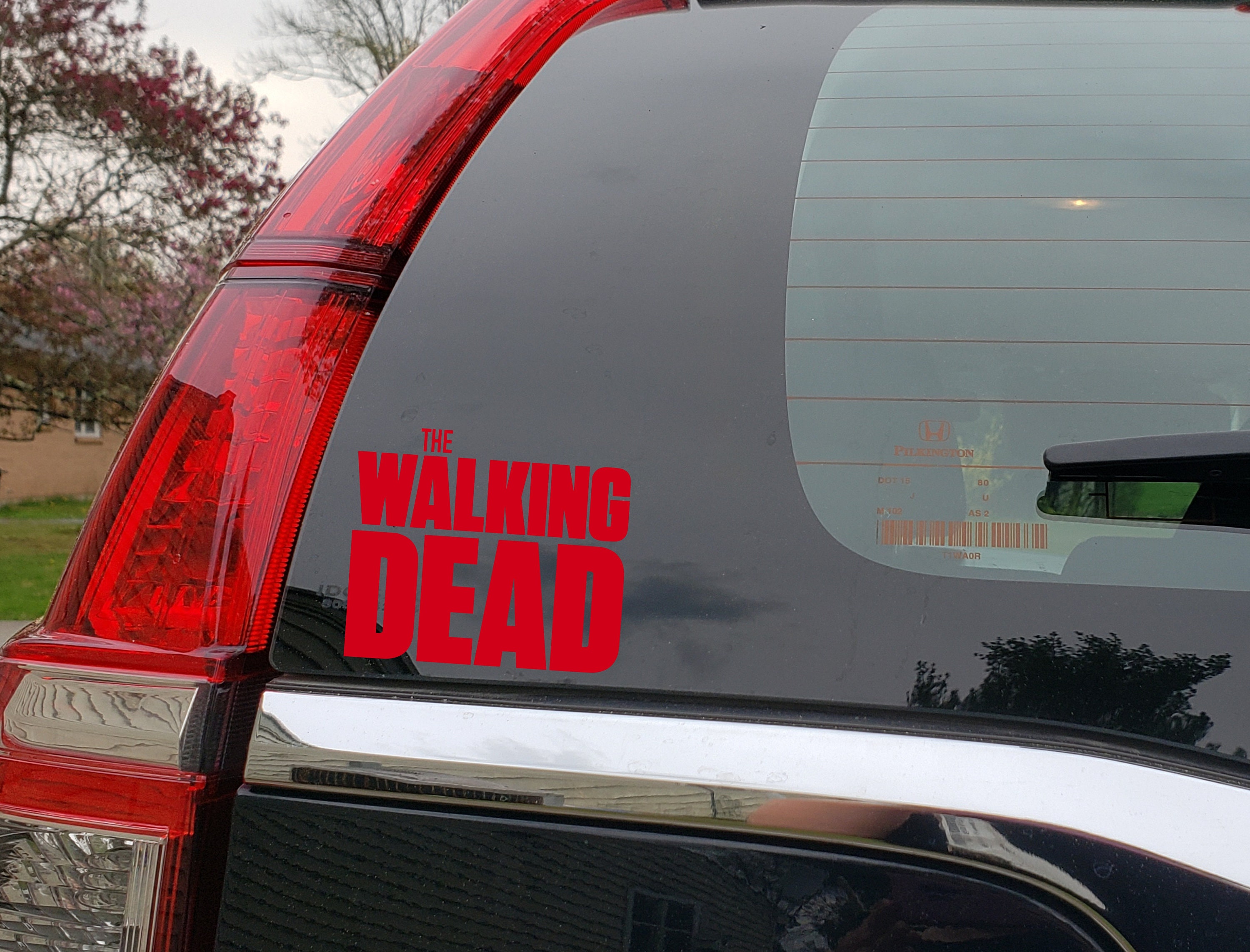 The Walking Dead Car Decal, Choice of Color and Size, Waterproof Bumper ...