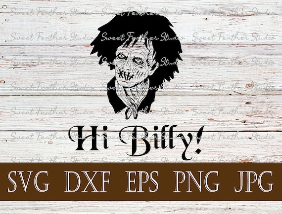 Billy From Hocus Pocus SVG and DXF Detailed Graphic for | Etsy