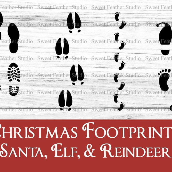Elf Footprint Svg - Etsy