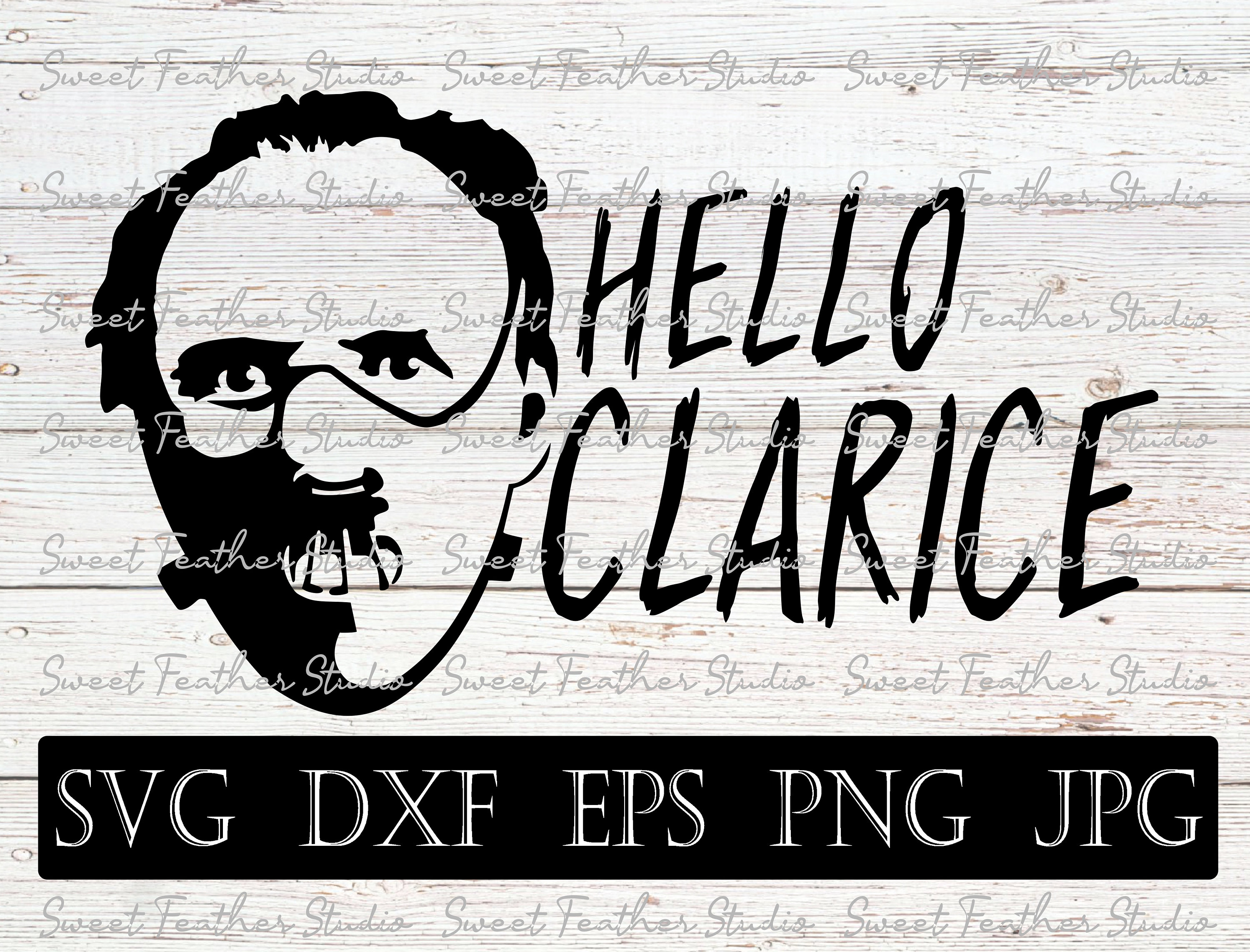 Hannibal Lecter SVG and DXF "hello Clarice" - for Cutting Machines ...