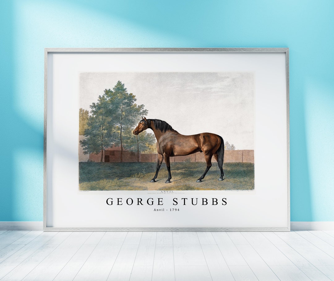 George Stubbs Print Download Digital File - Anvil 1794 Wall Art, Frame ...