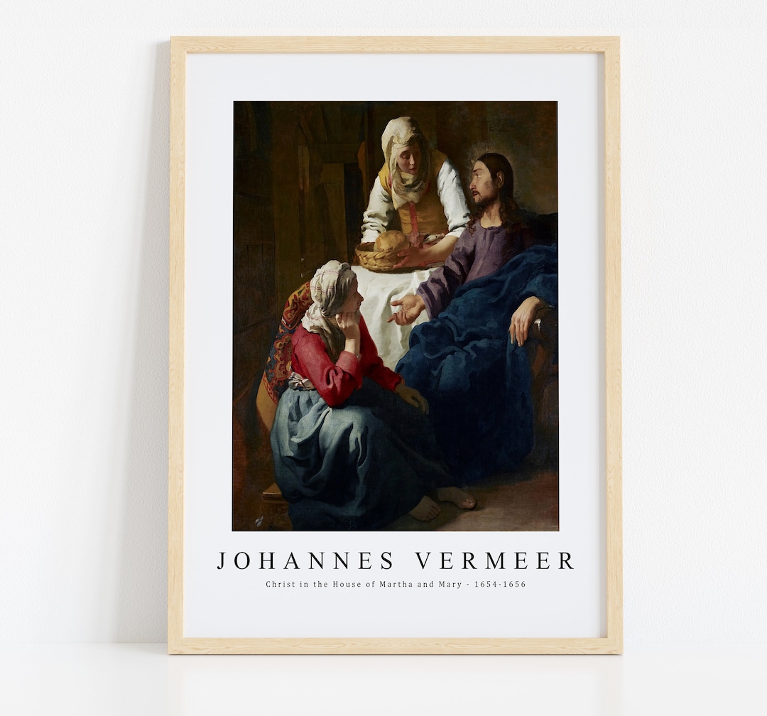 Johannes Vermeer Print Download Digital File, Johannes Vermeer - Christ ...