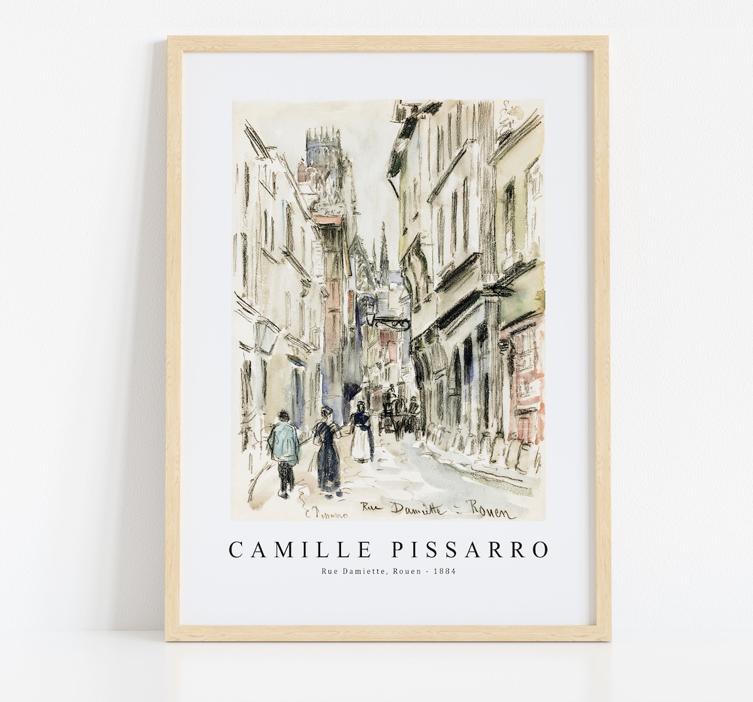 Camille Pissarro Print Download Digital File, Camille Pissarro - Rue ...