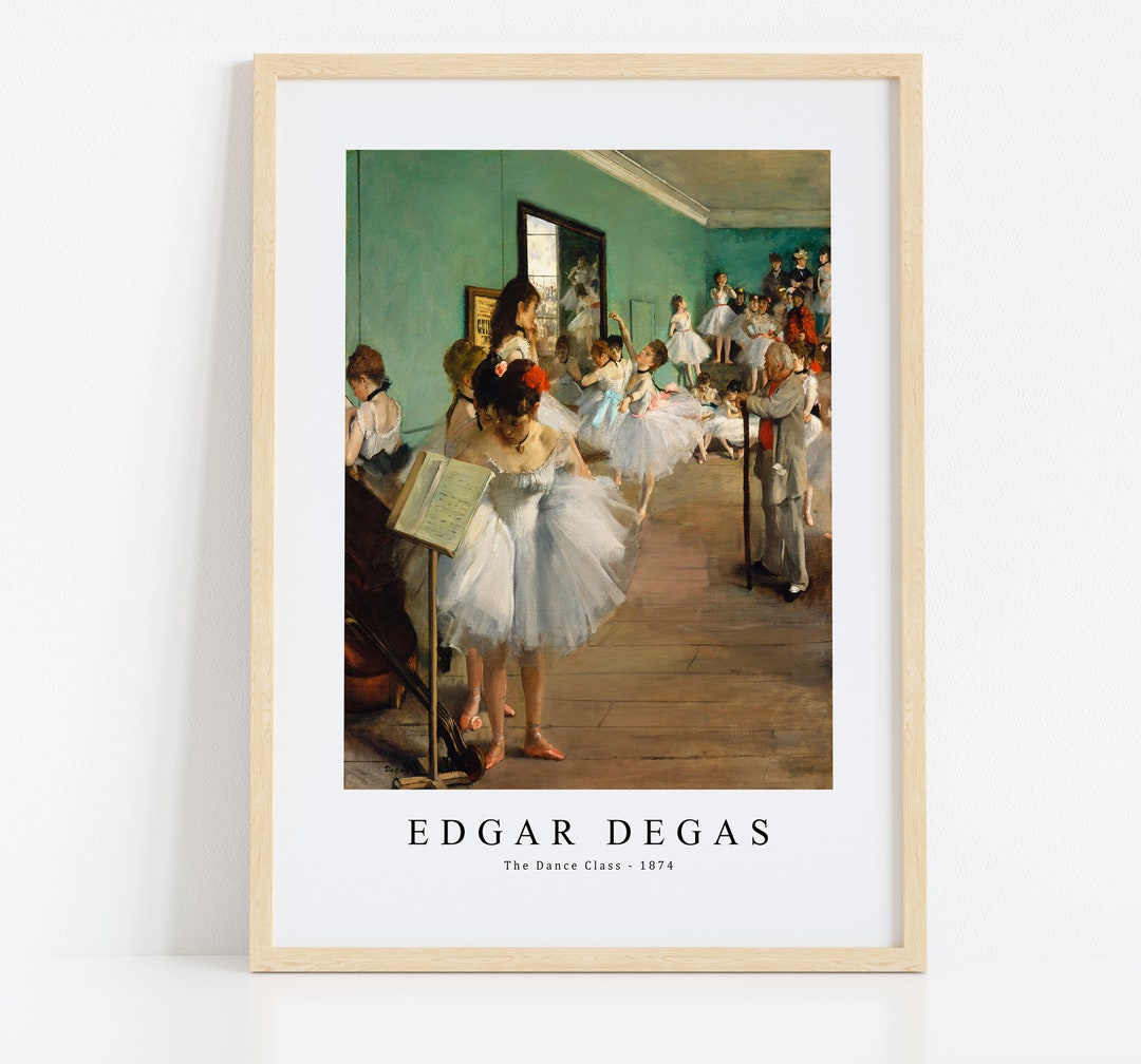Edgar Degas Print Download Digital File - the Dance Class 1874 Wall Art, Frame TV Art Prints ...
