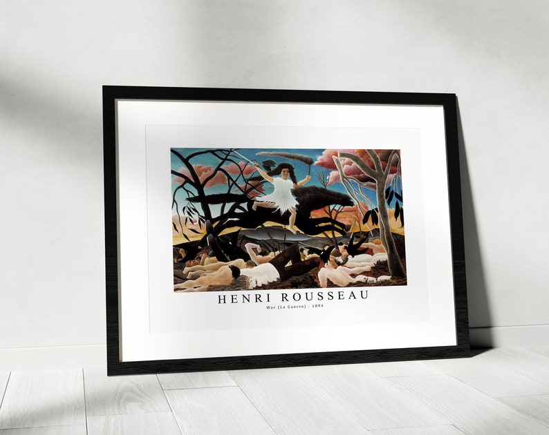 Henri Rousseau Art Print Henri Rousseau-war la Guerre 1894 - Etsy