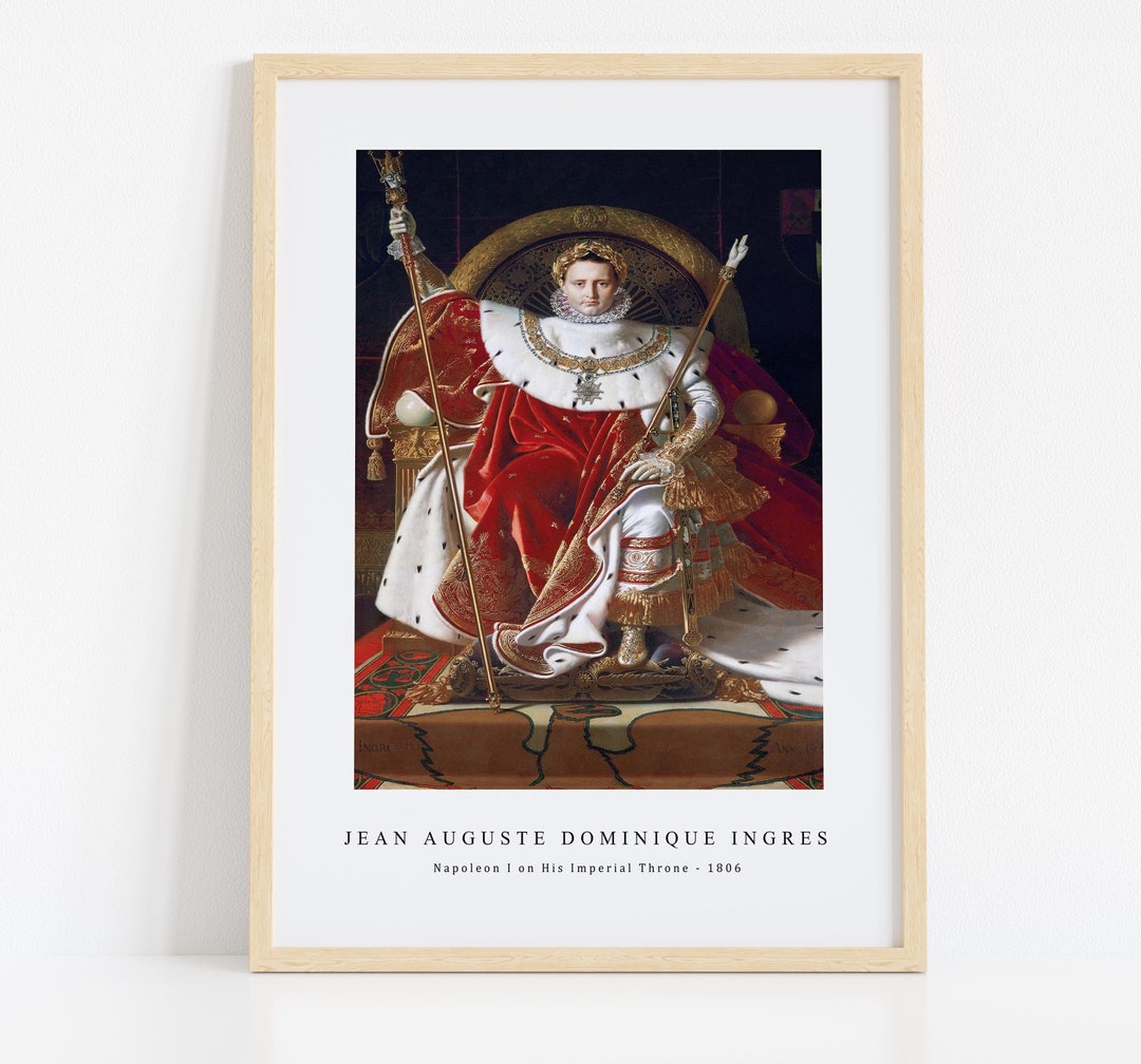 Jean Auguste Dominique Ingres Print Download Digital File - Napoleon I ...