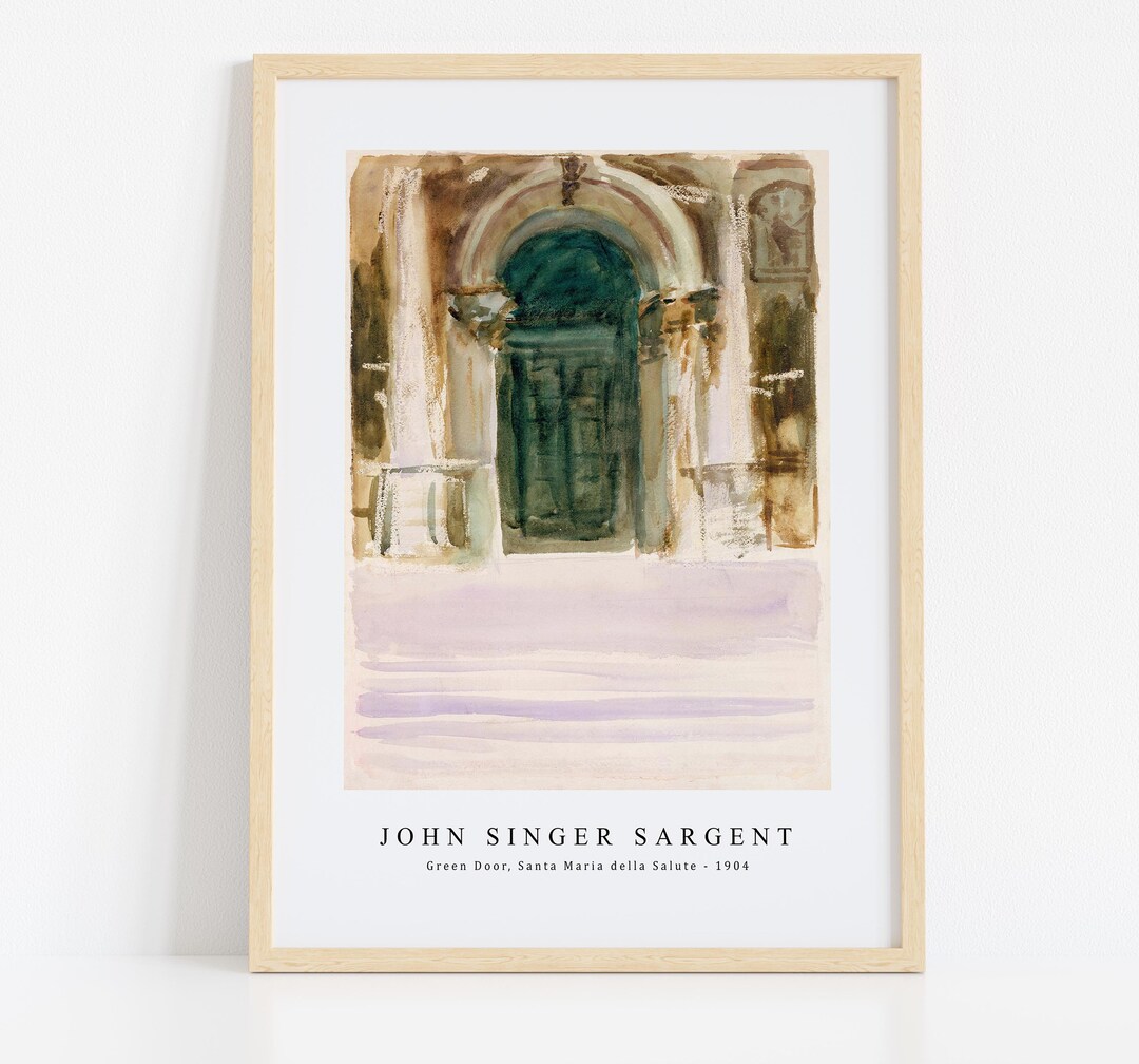 John Singer Sargent Print Download Digital File - Green Door, Santa ...