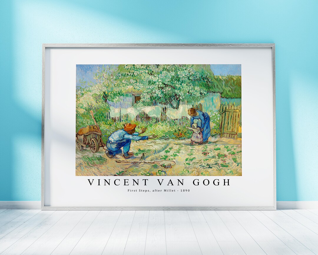 Van Gogh Print Download Digital File, Van Gogh First Steps, After ...