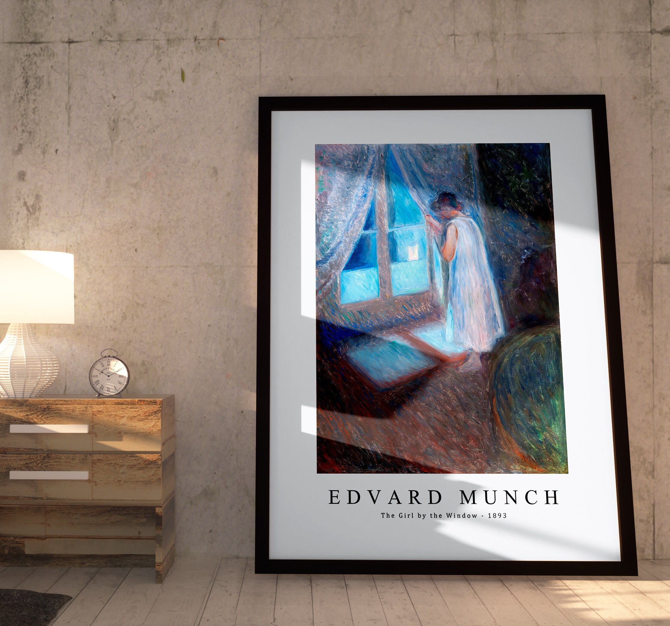 Edvard Munch Art Print Edvard Munch-the Girl by the Window | Etsy