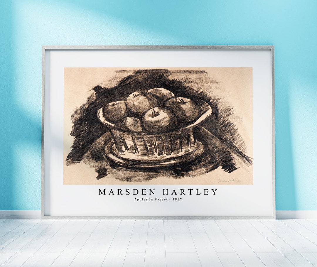 Marsden Hartley Print Download Digital File - Apples in Basket(1887 ...