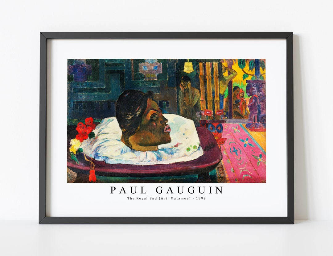 Paul Gauguin Art Print | the Royal End (arii Matamoe) 1892 | Paul ...