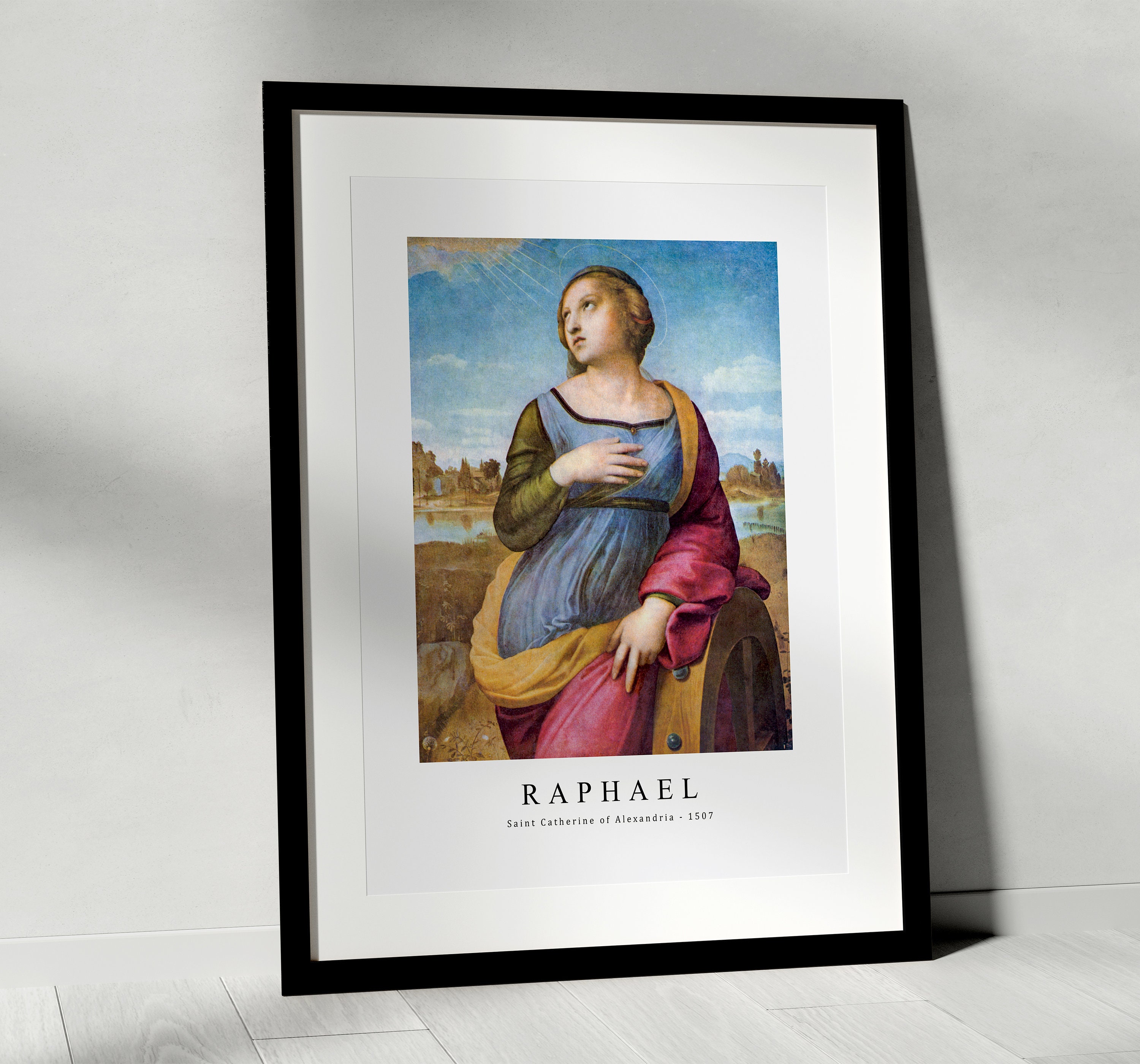 Raphael Print Download Digital File Raphael Saint Catherine - Etsy