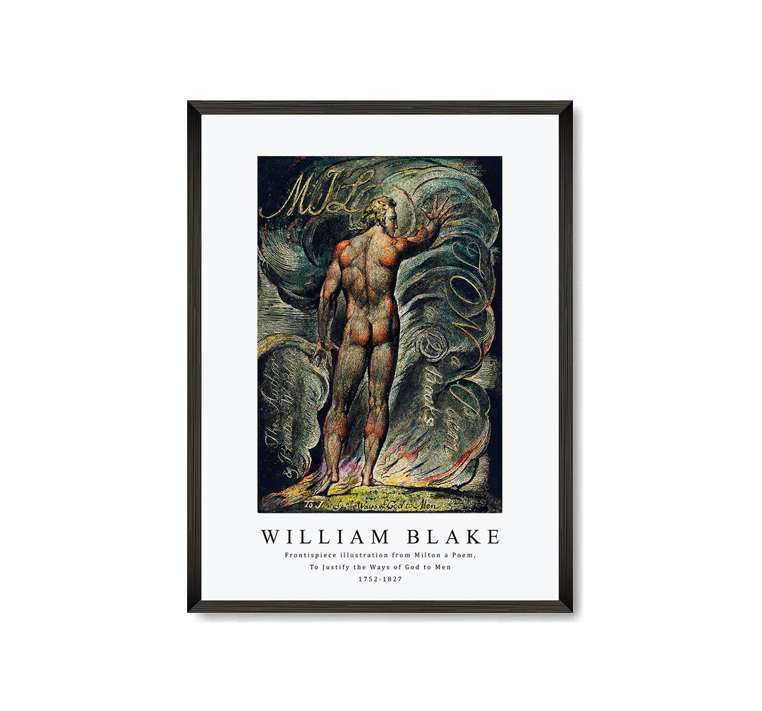 William Blake Art Print | William Blake-frontispiece Illustration From ...