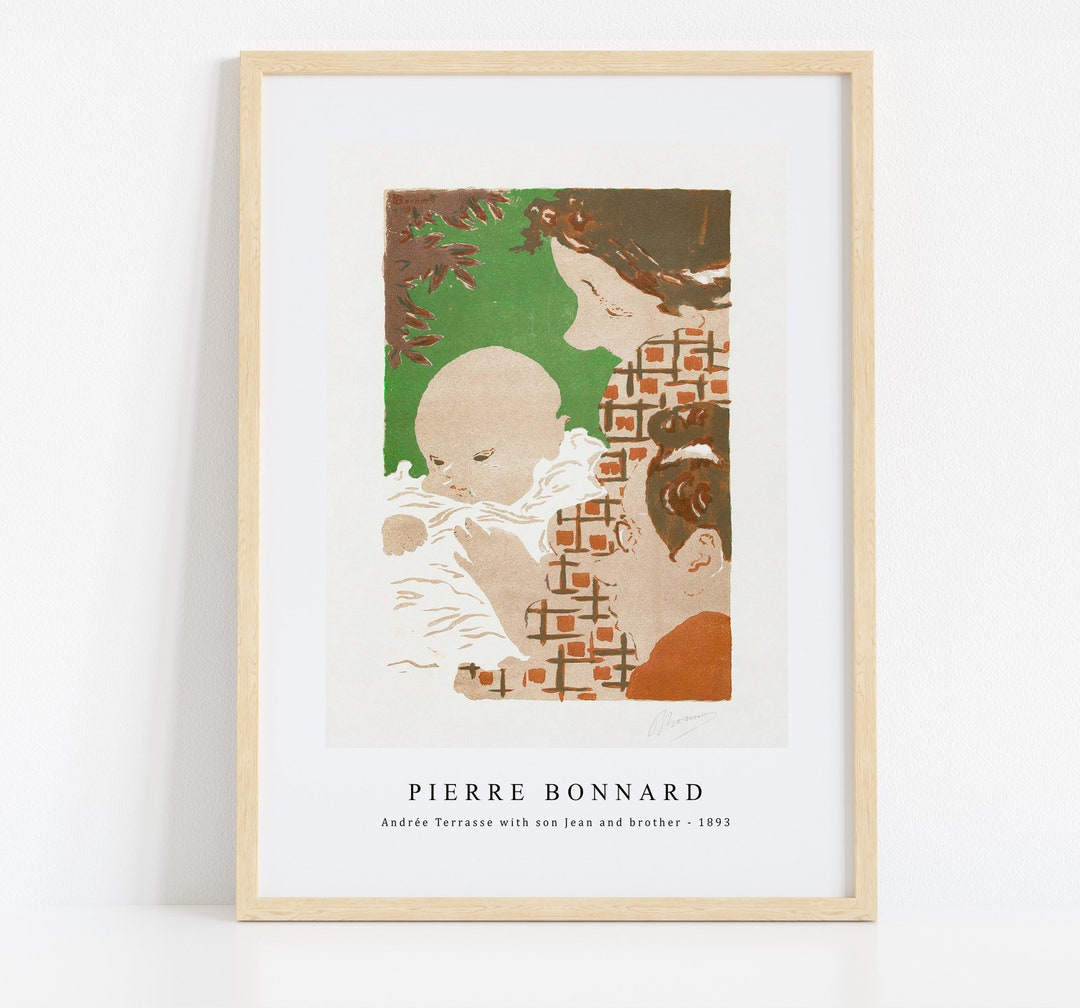 Pierre Bonnard Print Download Digital File - Andrée Terrasse With Son ...