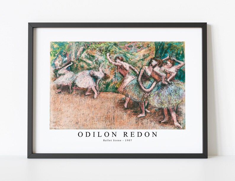Odilon Redon Art Print| Odilon Redon Art Canvas | Odilon Redon-ballet ...