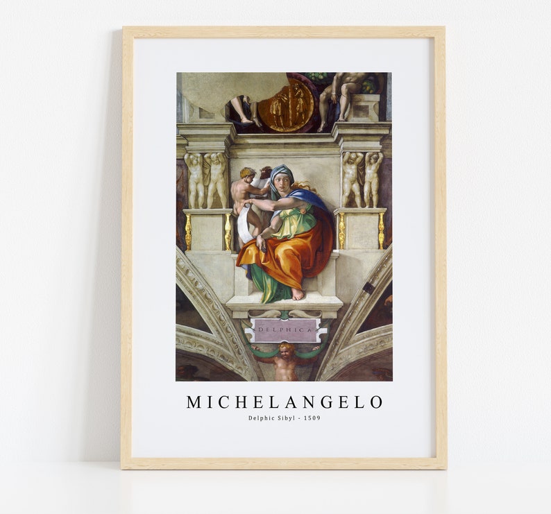 Michelangelo Print Download Digital File Michelangelo - Etsy