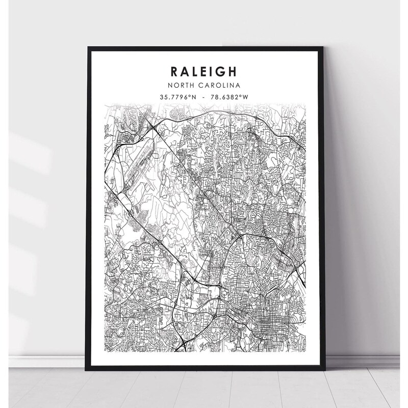 Raleigh Art Canvas - Etsy
