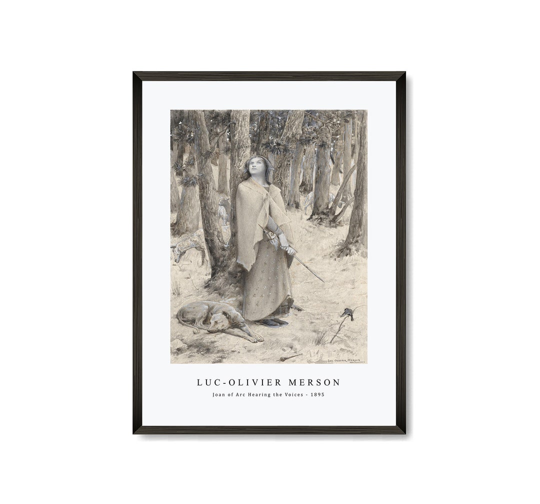 Luc-olivier Merson - Joan of Arc Hearing the Voices (1895) | Luc ...