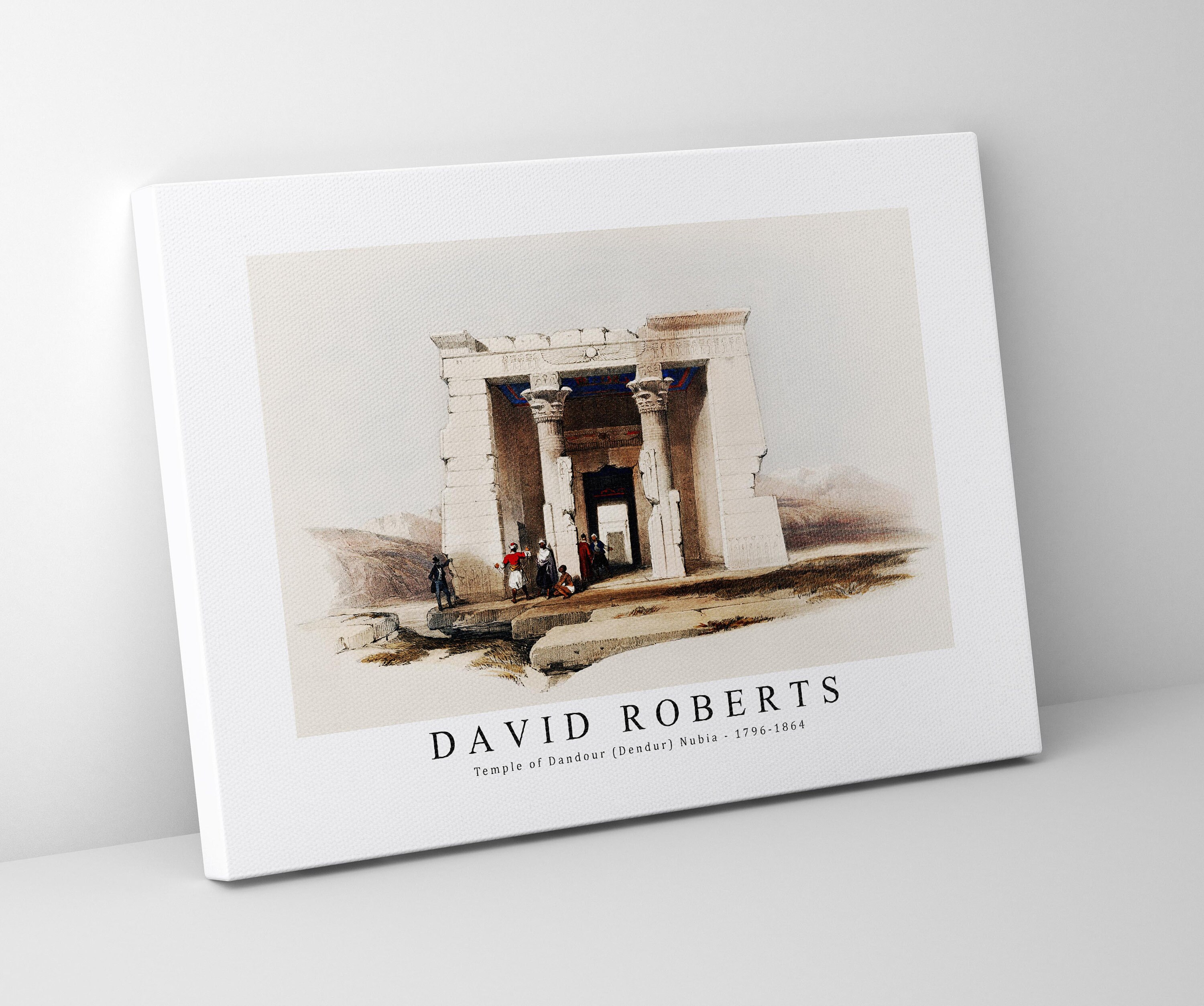 David Roberts Art Print Temple of Dandour dendur - Etsy