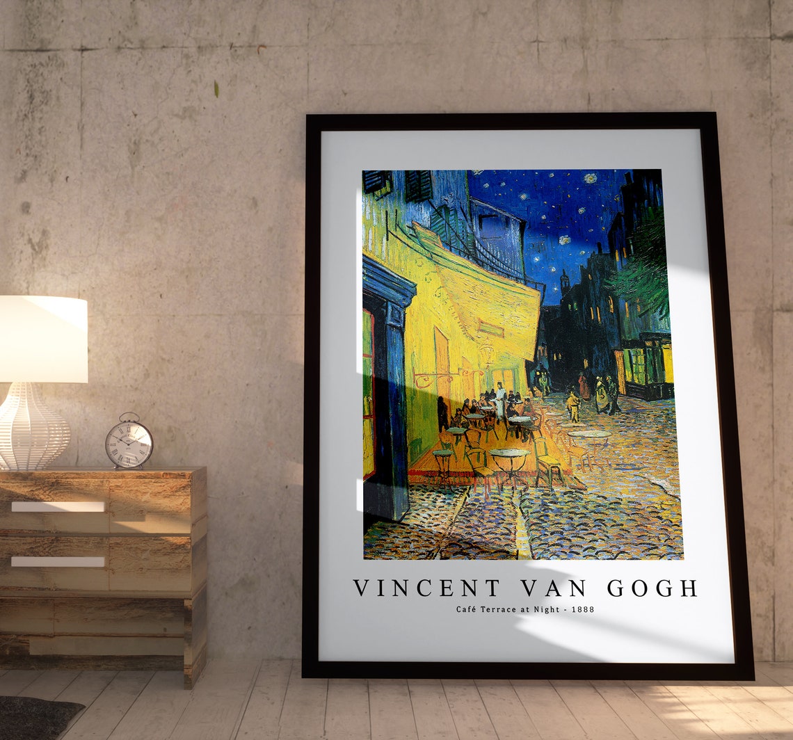 Van Gogh Print Download Digital File, Van Gogh Café Terrace at Night ...