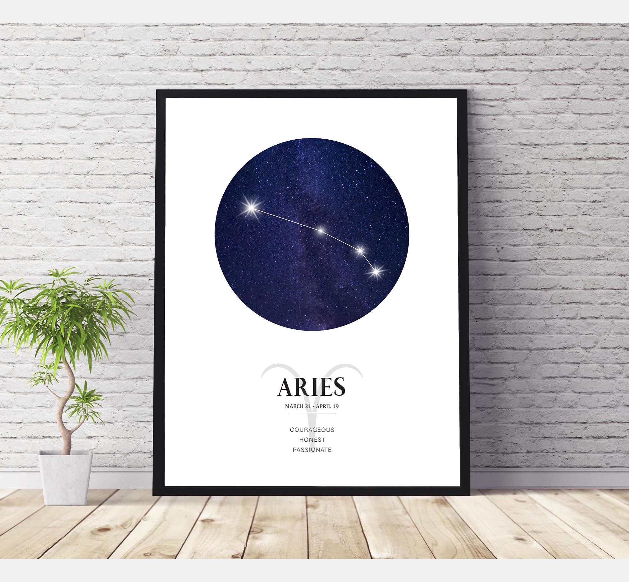 Aries Star Constellation Map