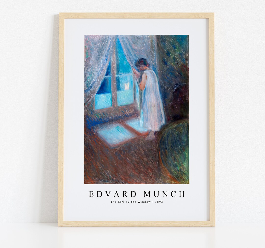 Edvard Munch Print Download Digital File, Edvard Munch - the Girl by ...