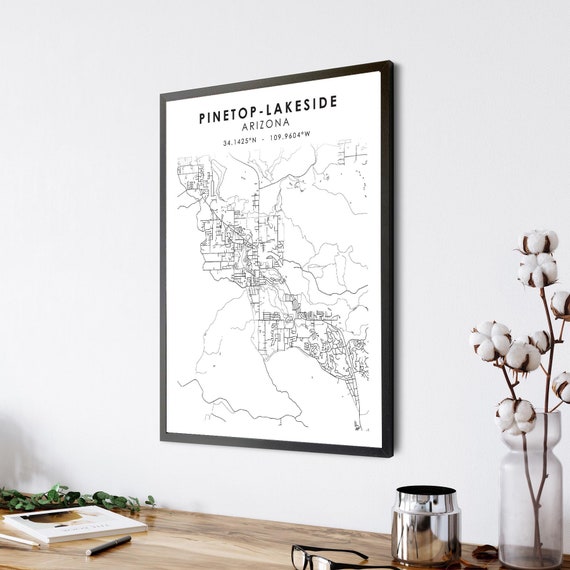 Street Map Of Pinetop Az
