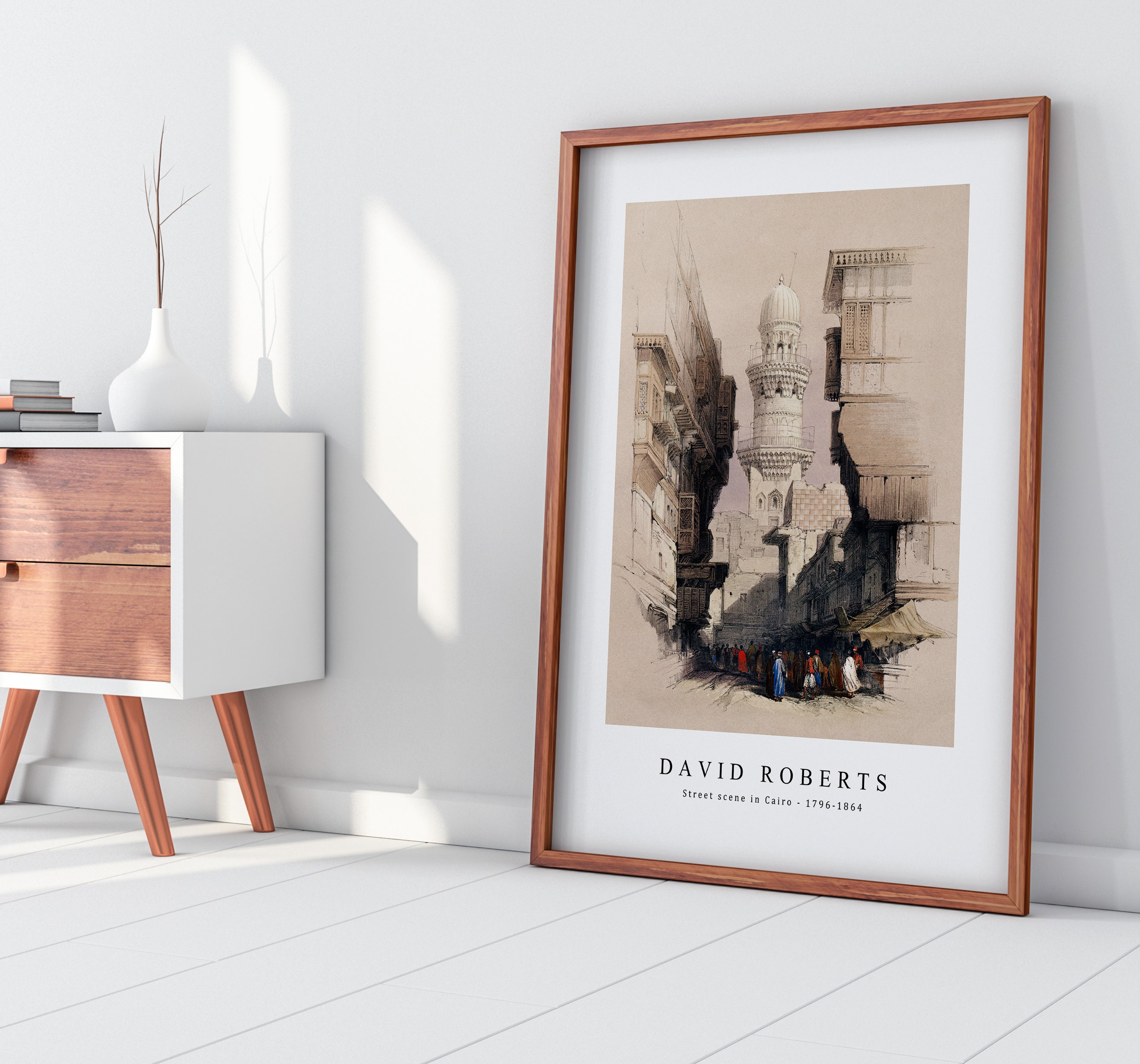 David Roberts Art Print | Street Scene in Cairo-1796-1864 | David ...