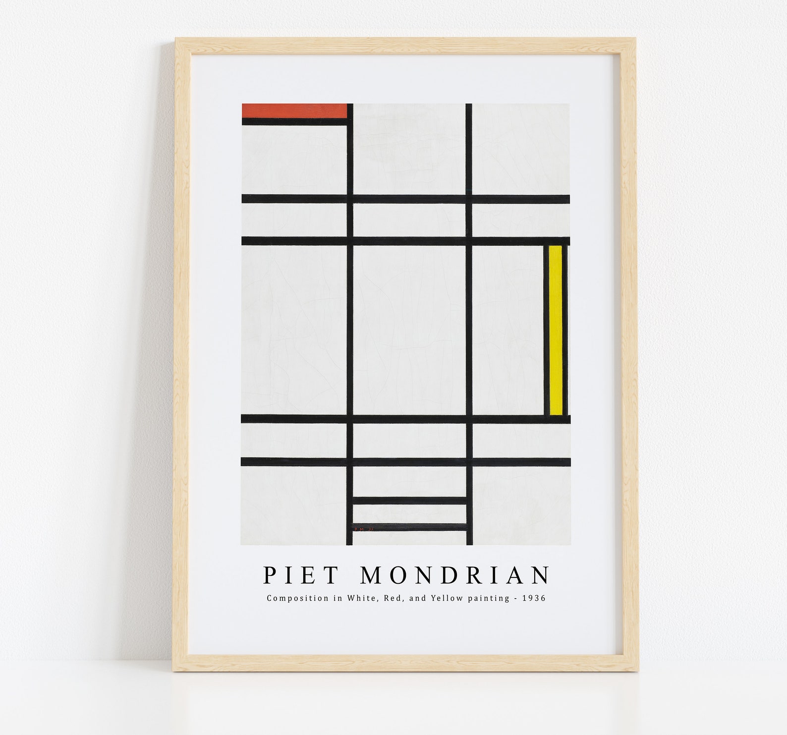 Piet Mondrian Print Download Digital File, Piet Mondrian - Composition ...