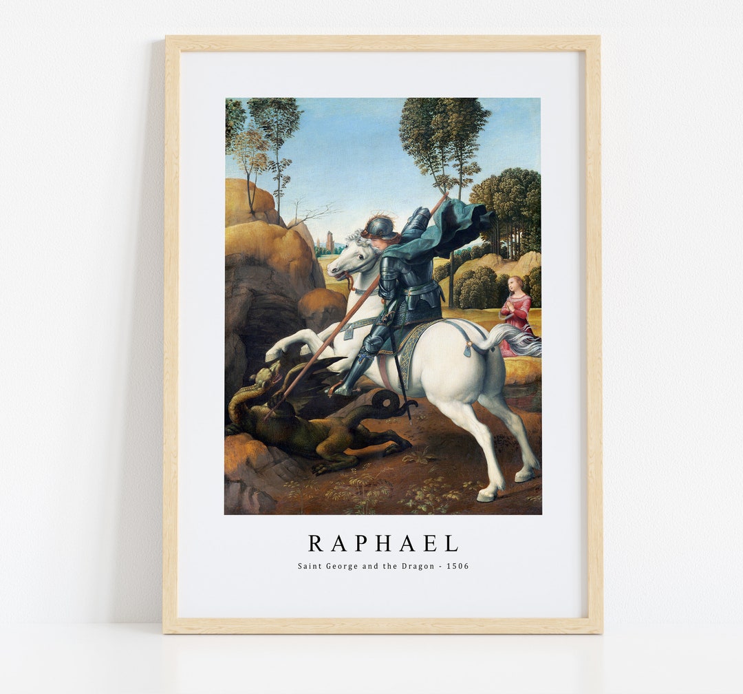 Raphael Print Download Digital File, Raphael - Saint George and the ...