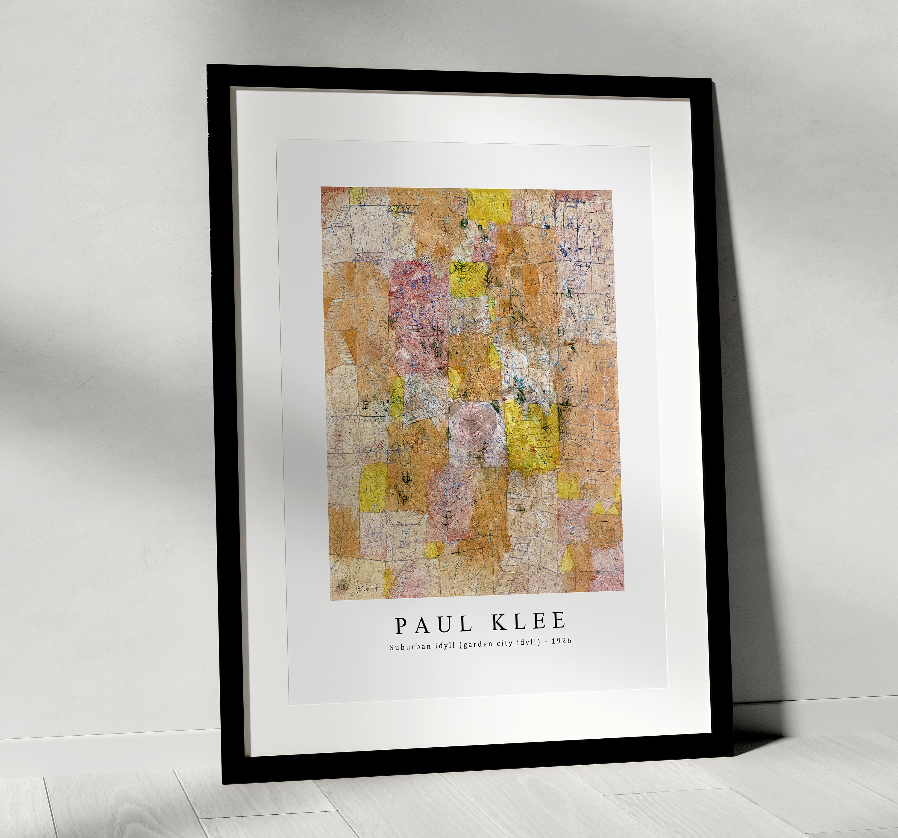 Paul Klee Print Download Digital File Paul Klee Suburban - Etsy