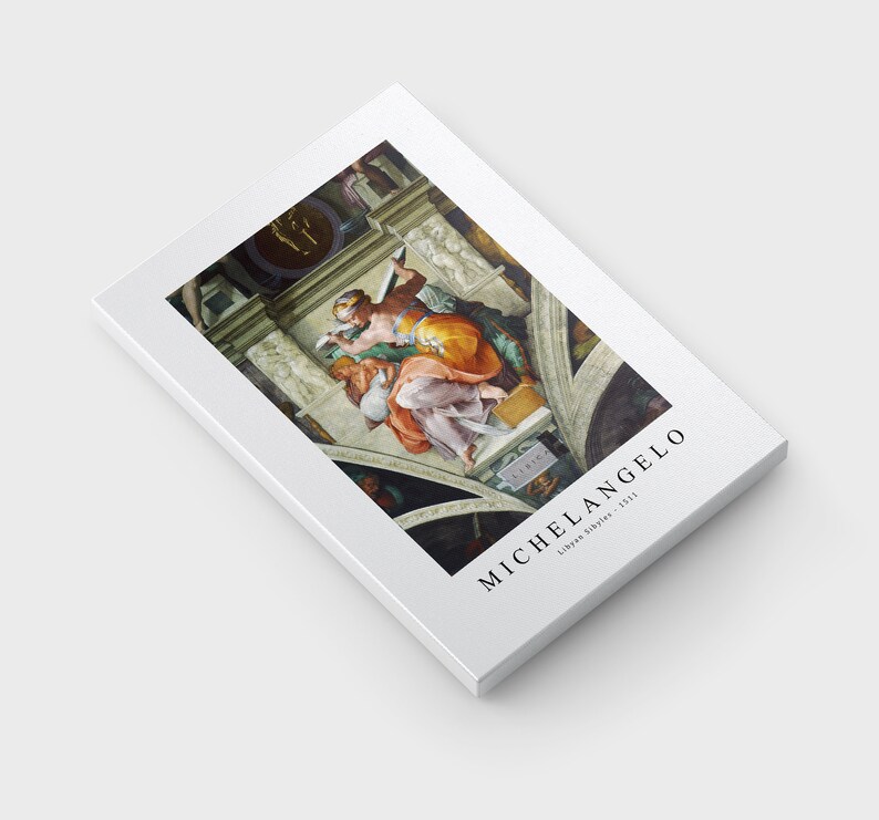 Michelangelo Print Download Digital File, Michelangelo - Libyan Sibyles ...