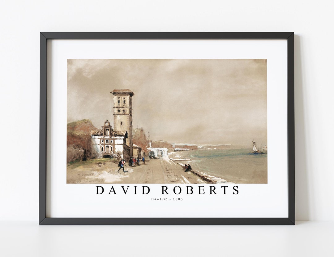 David Roberts Art Print | Dawlish-1885 | David Roberts Wall Art Decor ...