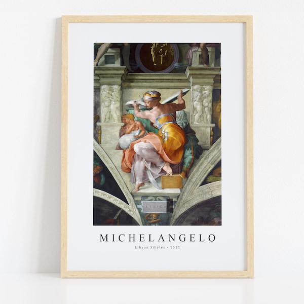 Michelangelo Print - Etsy